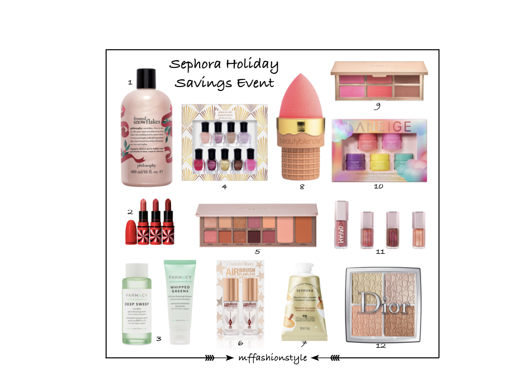 Sephora Holiday Savings Event – MFFashionStyle